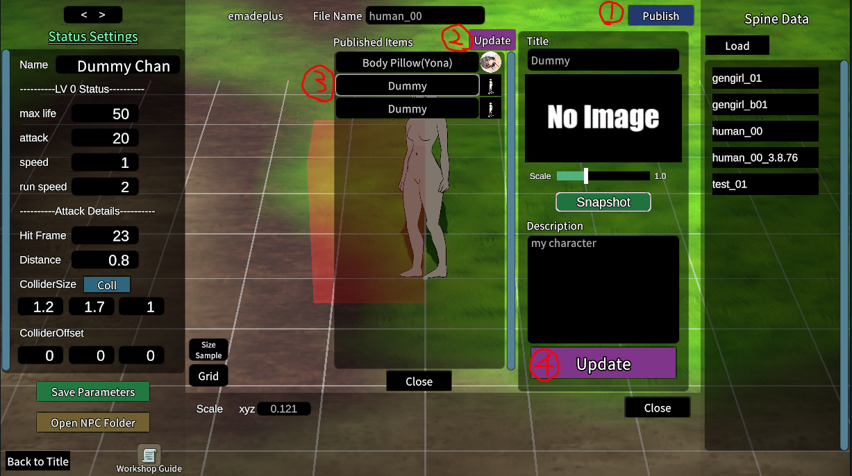 Workshop NPC – Emade Plus Official
